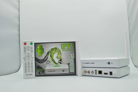 RJ-45 DDR3 4G android 4.2 TV Box , Wifi 802.11/b/g/n IP TV Set Top Box