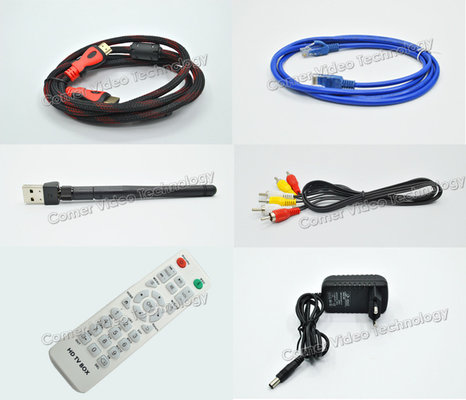 HDMI 1.3 / USB 2.0 India IPTV Box With Free Remote Control