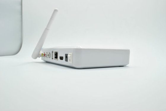 HDMI 1.3 / USB 2.0 India IPTV Box , White Digital H.264 / MPEG2 STB Set Top Box