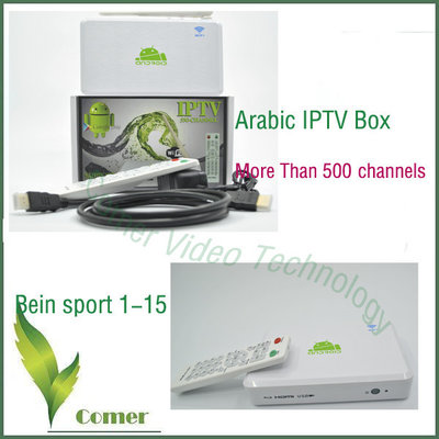 5V 2A DC Input Android TV Receptor Arabic IPTV Box With PAL NTSC TV Standards