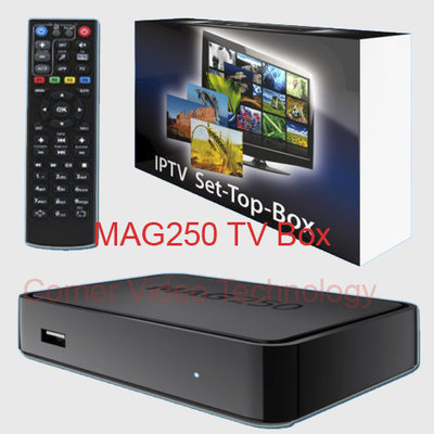 MAG 250 HD IPTV Box Linux System With Two USB Ports For Wi-Fi Module