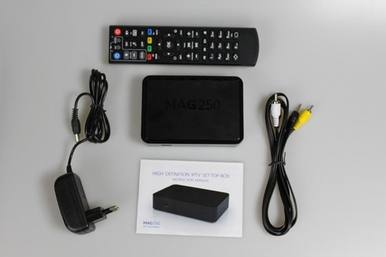 MAG 250 STi7105 Processor HD IPTV Box , Black Set Top Box