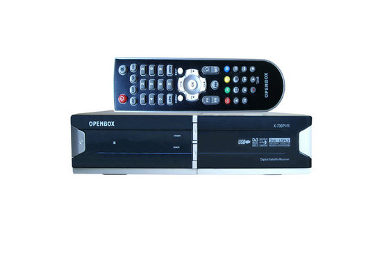 black OPENBOX X750 TV High Definition Satellite Receiver with Multi - picture Display