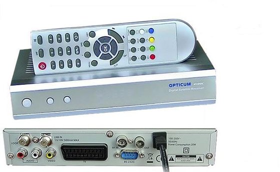 Opticum 4100C FTA High Definition Satellite Receiver 4000 programmable channels