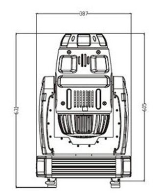 White 100W Moving Head Led Lights Stage Spotlight 270º Tilt For Nightclubs, KTV, Pub