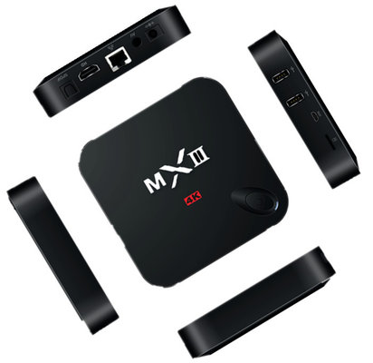 4K Media Player WiFi TV Box MXIII Amlogic S802 Quad-Core Bluetooth Octa core ARM Mail450