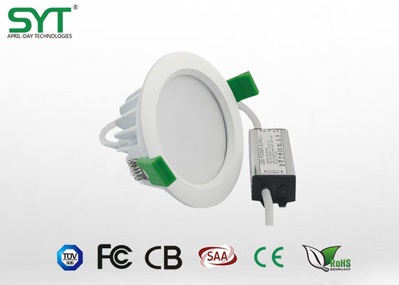 Small Led Shower Downlights Lamp 12 Watt , Tri - Proof Led Inset Ceiling Lights