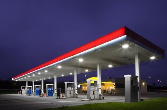Wide Voltage LED Gas Station Canopy Light Bulbs , Cree Canopy Lights Ultra Long Life