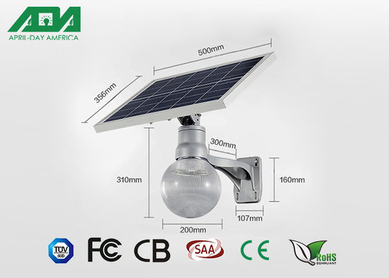 6500K 12W solar panel Outdoor LED Street Lights , led sun light solution high power