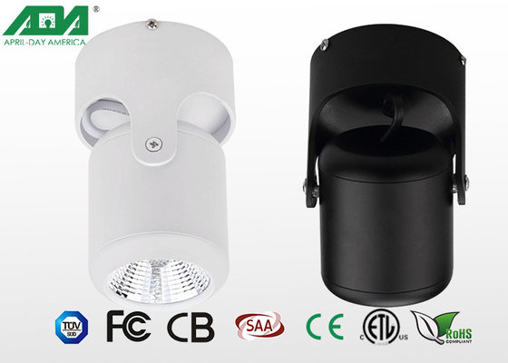 Surface Mounted Led Cylinder Downlight , Tiltable Led Downlights Residential