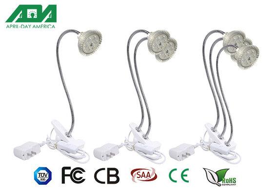 LED Growing Lights Gooseneck 5w 10w 15w For Indoor Plants , Office Plants