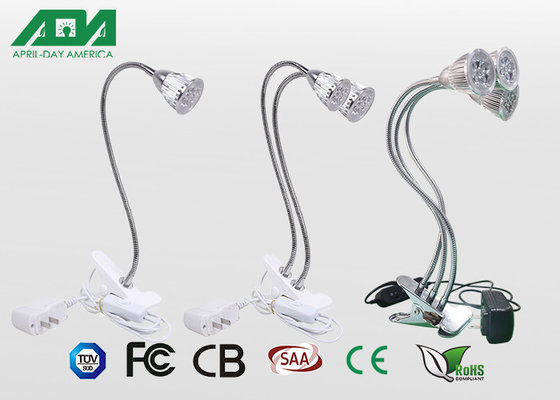 LED Growing Lights Gooseneck 5w 10w 15w For Indoor Plants , Office Plants