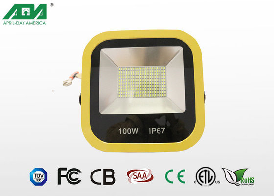 Professional High Power Waterproof 100w Outdoor LED Flood Lights 2800-3300K ,  6000-6500k