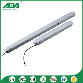 factory custom Aluminium PC Triproof LED Tube Light 40W for parking lot