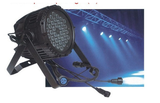 Waterproof 3W * 36 LED Par Lights RGB Pub Stage Strobe Lighting