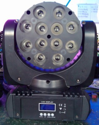 Stage Lighting , 12PCS * 10W 4-in-1 RGBW CREE LED Beam Moving Head Light