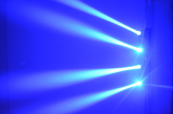 DJ Lighting LED Moving Head Light 10W * 4 Heads 4 In 1 RGBW Beam Light