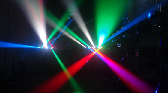 RGBW Stage LED Moving Head Light , Zoom 8-Heads Led Moving Heads