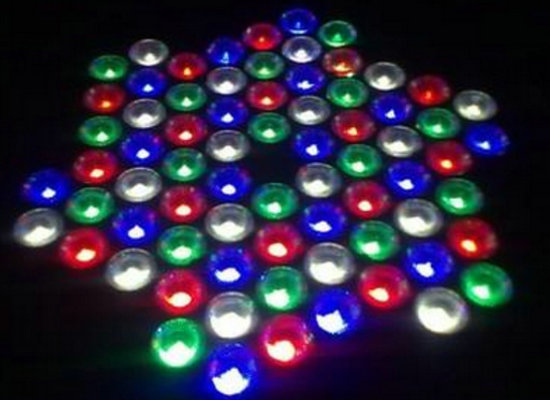 72pcs 3W RGBW LED Par Lights For Dance Halls Disco / Nightclubs