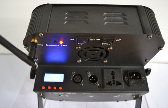 LCD Display 50 Watt Outdoor Stage LED Par Lights 12 Bulbs Remote Controller  Flat Battery  Par Light