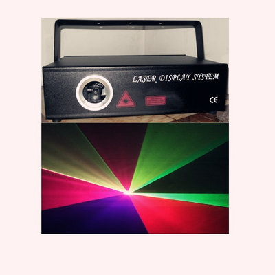 Pub 1W DMX512 RGB Laser Stage Lighting Portable Disco Light AC 220V-240V