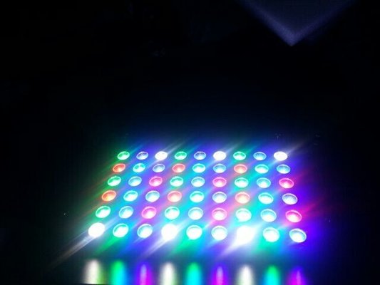 54pcs x 3w Disco LED Effects Lighting Trichromatic RGB Three Colors