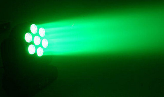 Portable 4 in 1 LED Moving Head Light Theatre Stage Beam Light 10W * 7