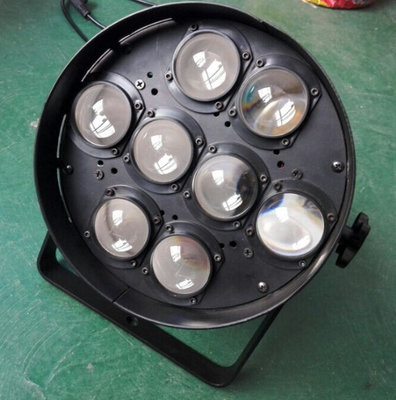 LED Par Can / LED 8pcs x 10w LED Par Lights White Color Or Full Colors Beam