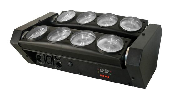 Single White Or 4 In 1 RGBW 8 Eyes Spider LED Moving Head Light DMX Stage Lighting