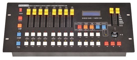 240 DMX512 Stage Lighting Controller With LCD Display For Stage