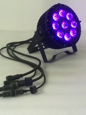 IP65 Outdoor Waterproof LED Par Lights 9Bulbs 15W Water Resistant