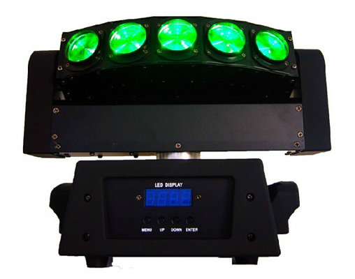 LED Moving Head Light  5 Eyes x 10W 4 In 1 RGBW Beam Applicable for Stage Show