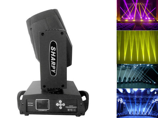 Black 230w 16 Channels Moving Head Beam Light With Color Touch Screen
