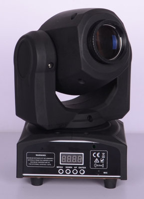 Bright Black Mini Moving Head Beam Spot Light Sound Control LED Cree Bulb 10W