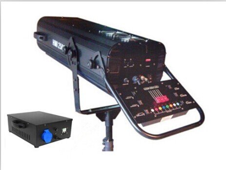 Black DMX512 Fader Stage Follow Spot Lighting Stage Theatre 2500W