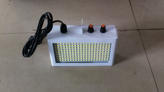 LED 50W 180Bulbs SMD Super Brightness White or Black Case Strobe Lights For Party