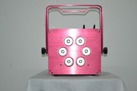 Pink / Purple Case LED 6bulbs Par Light With WiFi Cell Phone Control