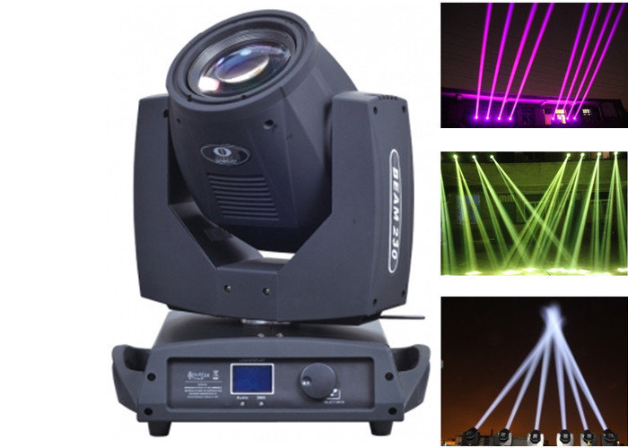 Portable 230W Moving Head Osram 7R Beam Light Disco Double Strobe Light