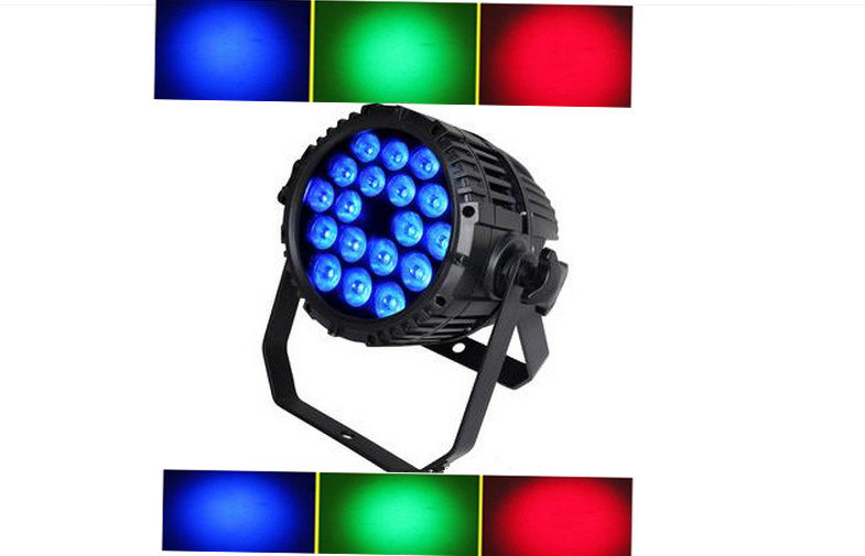 Waterproof Led Par Lights 18pcs 10W 4 in 1 RGBW For Outdoor Use