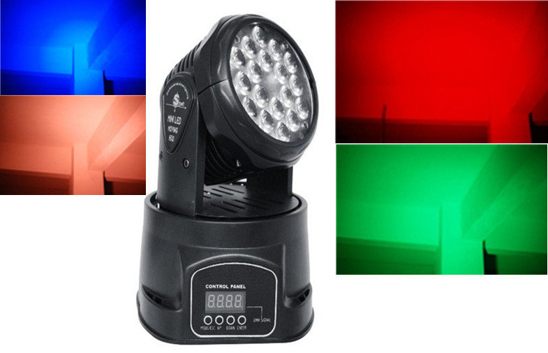 Stage Show RGB LED Moving Head Wash Light With 240V Voltage Sound Control Mode