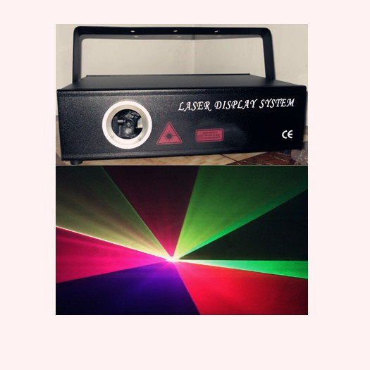 Pub 1W DMX512 RGB Laser Stage Lighting Portable Disco Light AC 220V-240V