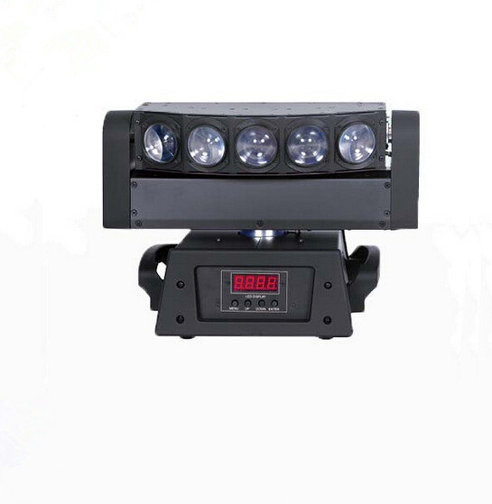 5 Eyes 10 Watt Led Moving Head Light RGBW 4-in-1 Cree Bulbs Spider
