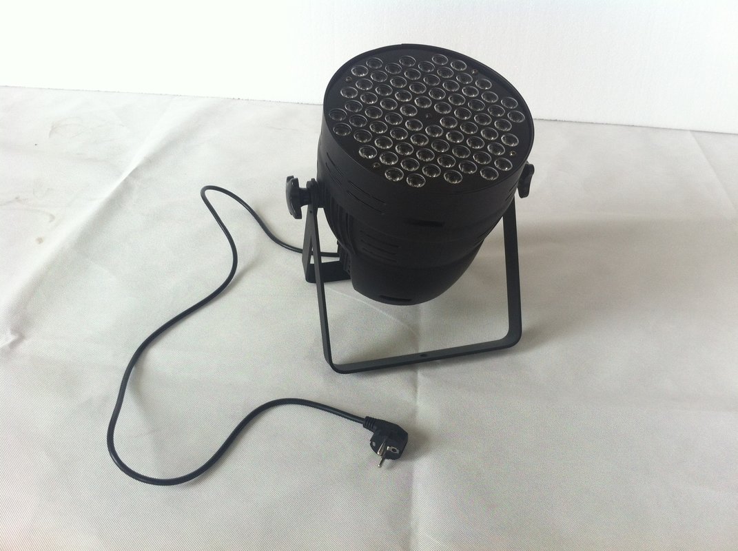 Aluminum Black LED 3W x 72Bulbs RGBW Stage Par Lights For Family Party