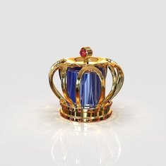 China Luxury Gold Crown Metal Perfume Bottle Cap Zinc Alloy Perfume Cap For Crimp Neck Perfume Bottle supplier