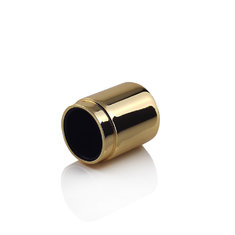 China Luxury Private Label Custom Mold Design Your Own Perfume Gold Chrome Electroplated Zinc Alloy Cap For Perfume Packaging supplier