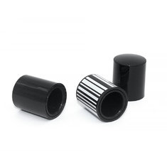 China Black Plastic Perfume Bottle Cap With Good Sealing And No Spill supplier