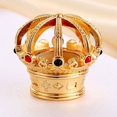 Custom Zinc Alloy Perfume Caps Crown Model Free Design Provides Samples supplier