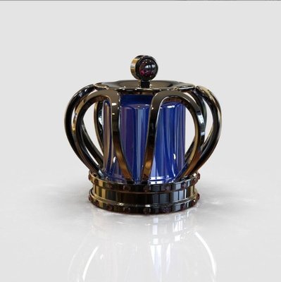 Luxury Gold Crown Metal Perfume Bottle Cap Zinc Alloy Perfume Cap For Crimp Neck Perfume Bottle supplier