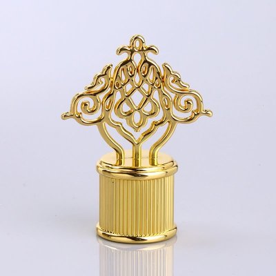 High Quality Luxury Zamac Lid Perfume Bottle Cap Electroplating Process Environmentally Friendly And Recyclable supplier