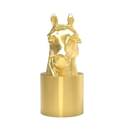 Custom Zodiac Head Zinc Alloy Perfume Cover Free Mold Opening For Large Quantities supplier